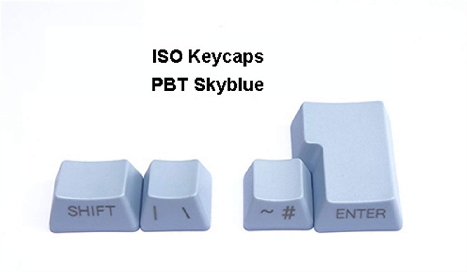 Buy Keyboard keycaps 4 Pieces ISO Keycaps ABS Or PBT Lasered Keycaps ...