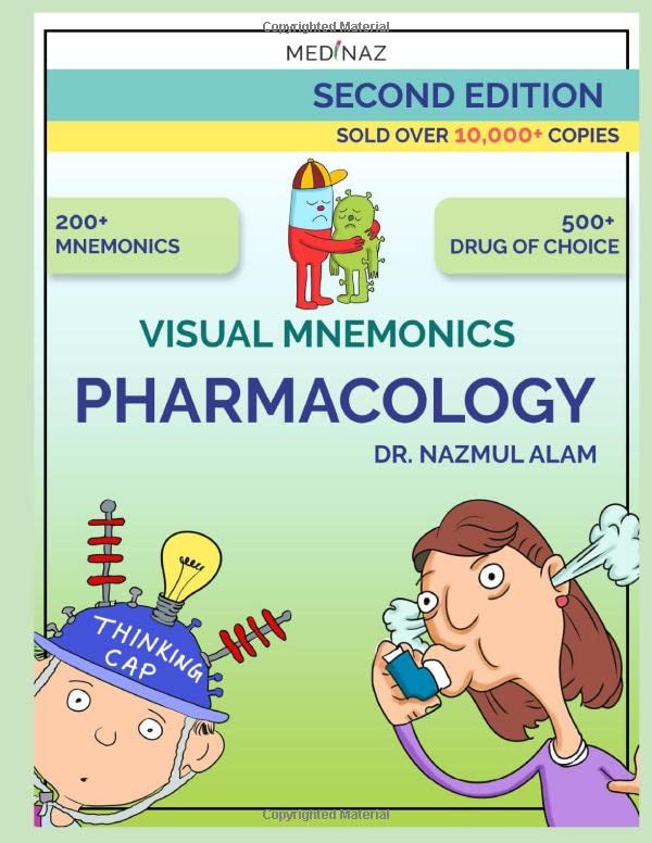 VISUAL MNEMONICS PHARMACOLOGY 2nd EDITION (Medical mnemonic, Band 2 ...