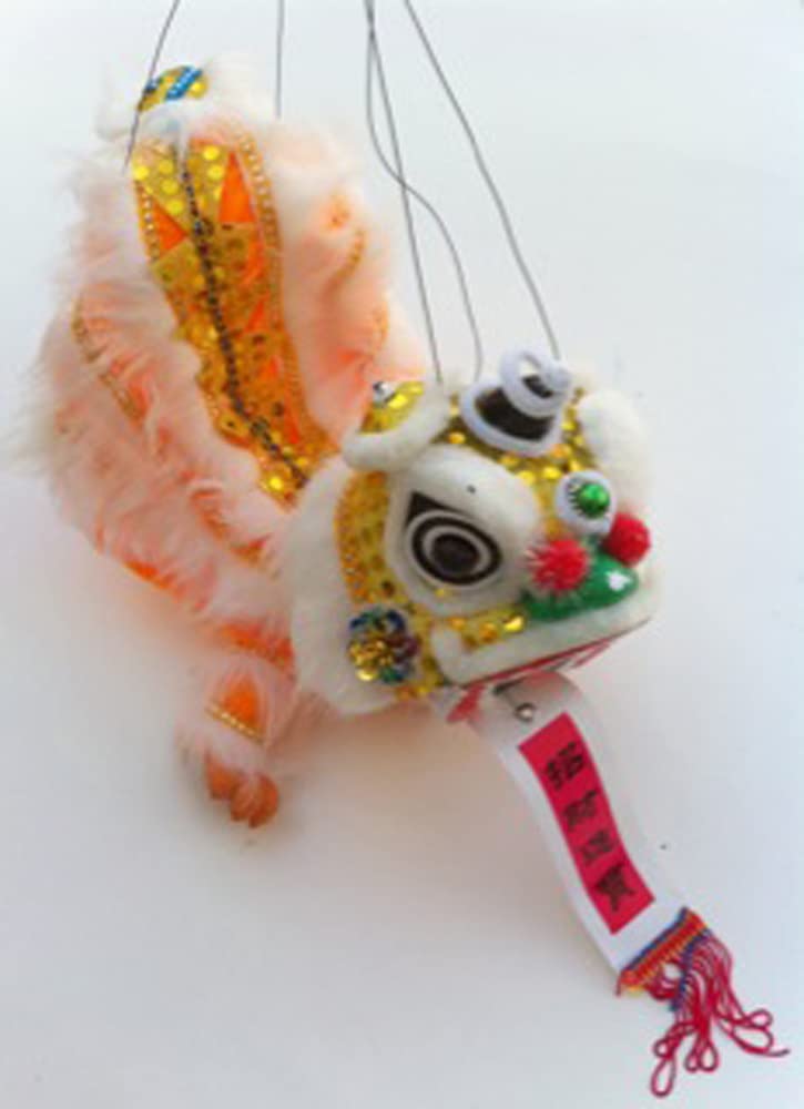 Feng Shui Lucky Chinese New Year Lion Dragon Dance Puppet | Desertcart ...