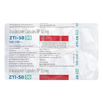 ZTI-SB 50 - Strip of 10 Capsules : Amazon.in: Health & Personal Care