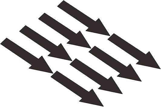 Amazon.com: Beiyier Large Removable 8-Piece 12" Vinyl Directional Arrow ...