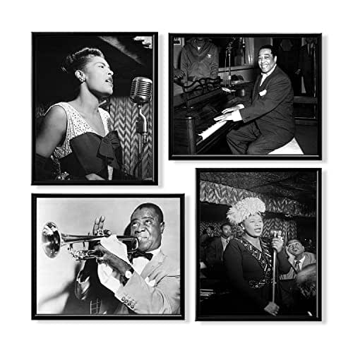 Amazon.com: Black History Wall Art Decor - African American Jazz ...