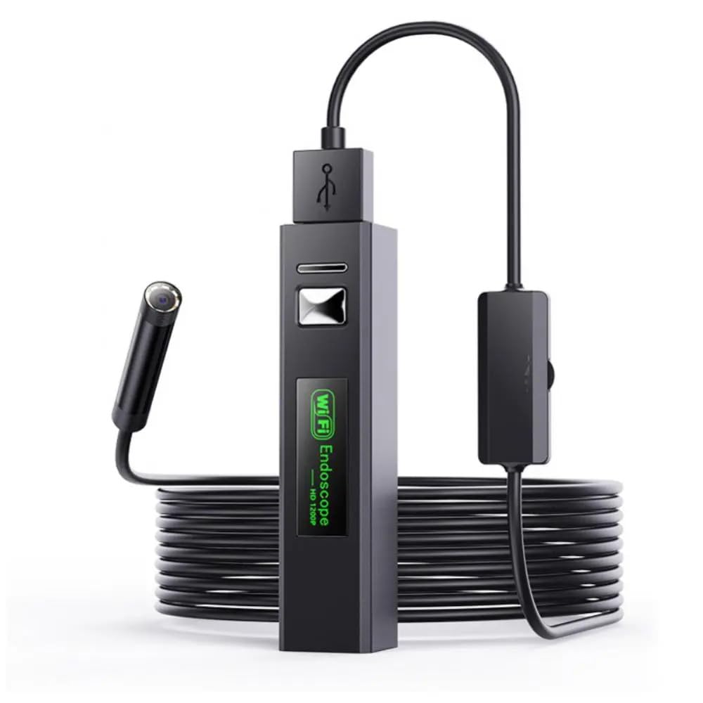 Buy smars® WiFi Endoscope Camera 8mm Lens HD 1200P Resolution 8LEDs USB ...