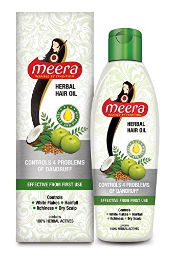 Meera Dandruff Control Herbal Hair Oil, 200ml : Amazon.in: Beauty