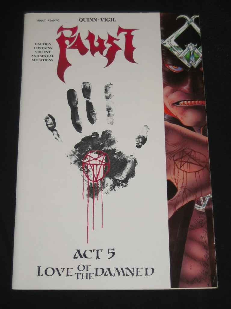 Faust Vol. 1 #5 (Act 5) Love of the Damned David Quinn Tim Vigil: David ...