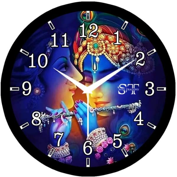 Buy AV Enterprises Presents Beautiful Blue Radha Krishna Round Shape ...