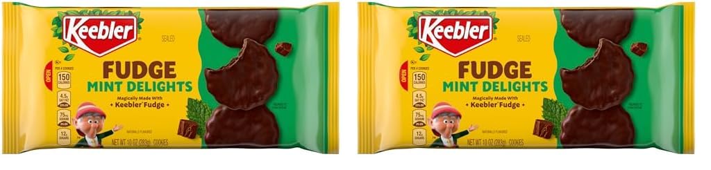 Snapklik.com : Keebler Grasshopper Mint Cookies, 10 Oz
