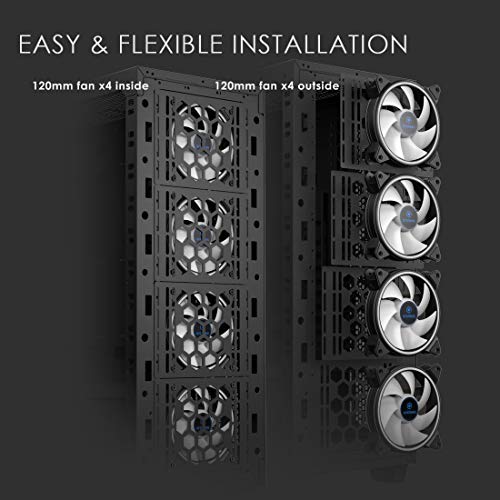 Anidees AI Crystal XL PRO RGB Full Tower Tempered Glass XL-ATX/E-ATX ...