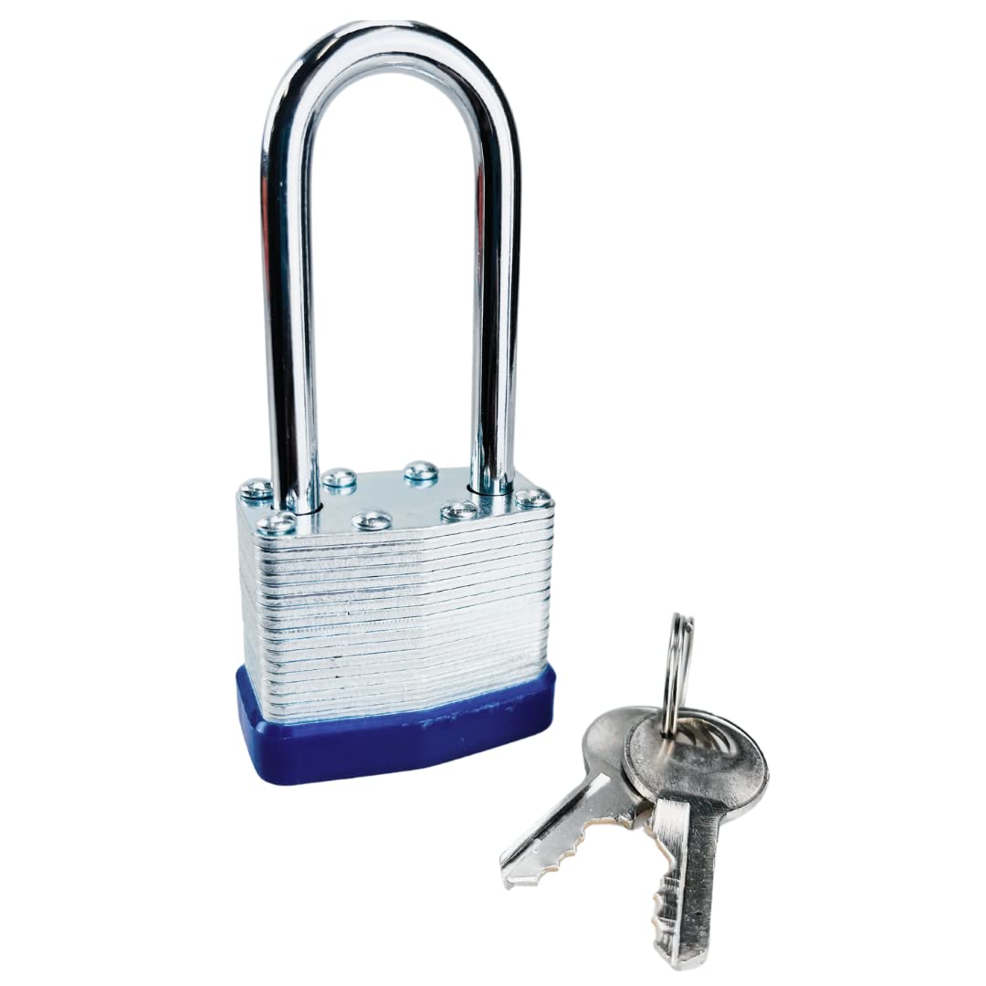 SAFEGUARD 50mm/2" High-Security Long Shank Laminated Padlock with ...