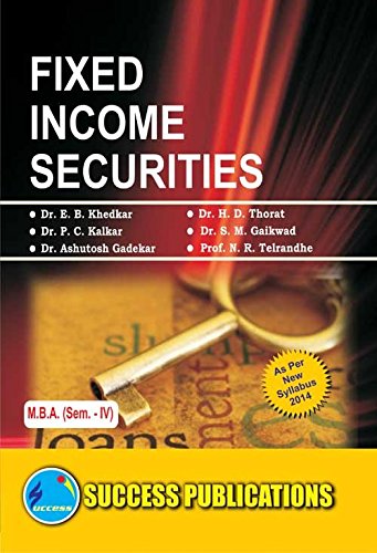 Buy Fixed Income Securities Book Online at Low Prices in India | Fixed ...