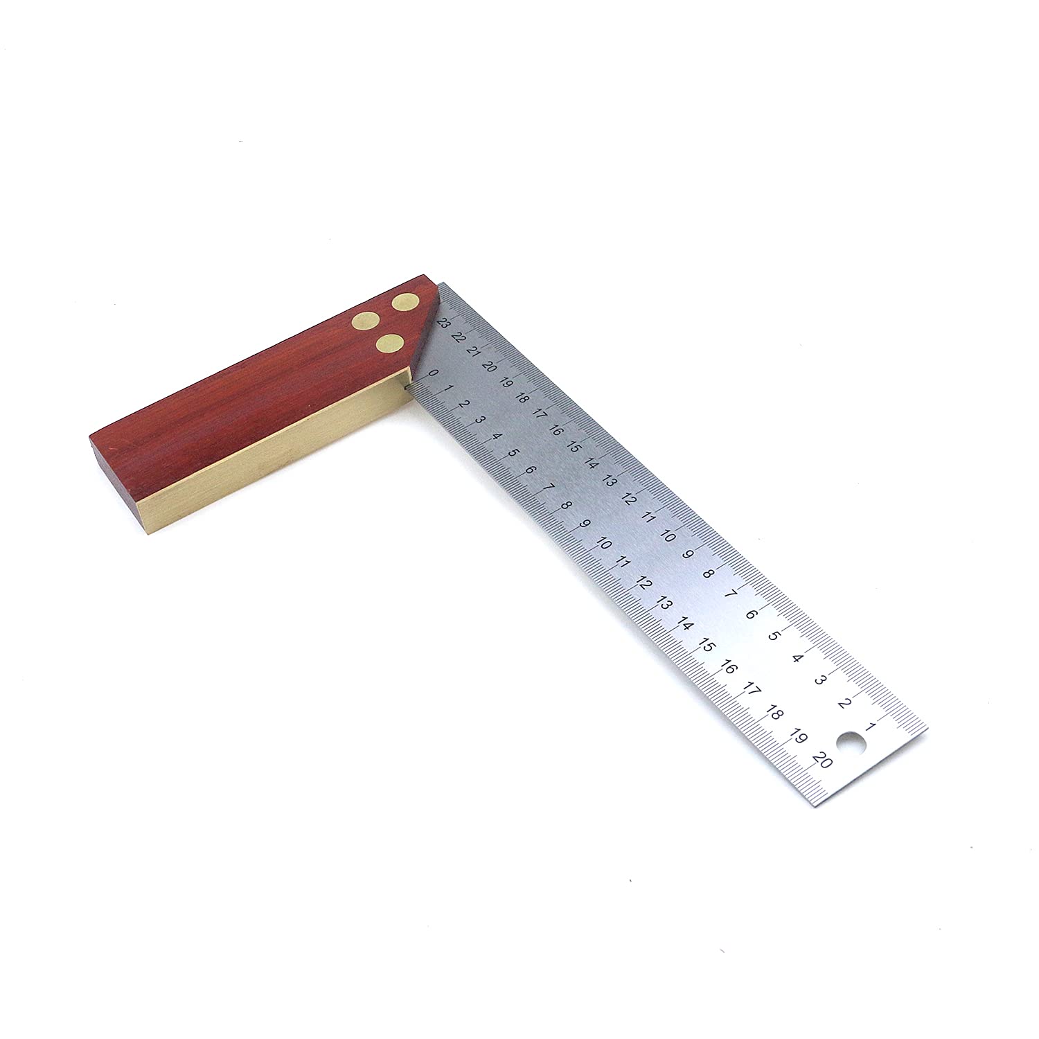 Square Steel Ruler Try Square RulerStainless Steel 15x30cm 90 Degree