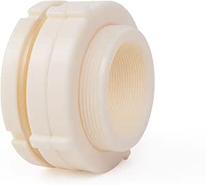 Amazon.com: ChillWaves ABS Bulkhead Fitting 2-1/2" Double Thread Connector Adapter for Water ...