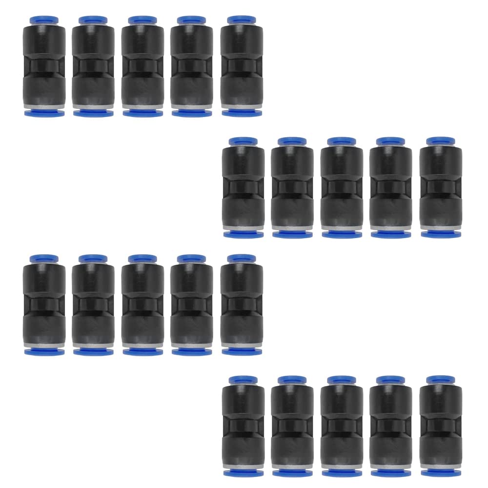 Snapklik.com : Zjxed 1/4" OD X 3/8" OD Pneumatic Quick Connector Push ...