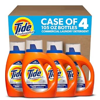 Tide Professional Commercial Liquid Laundry Detergent, 80 loads, 3.1L ...