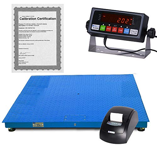 Prime Scales 10000x1lb 48x48 Floor Scale/Pallet Scale with Premium ...