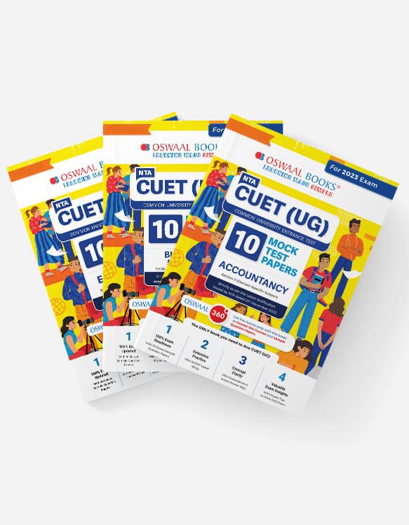 Oswaal NTA CUET (UG) Mock Test Sample Question Papers Accountancy ...