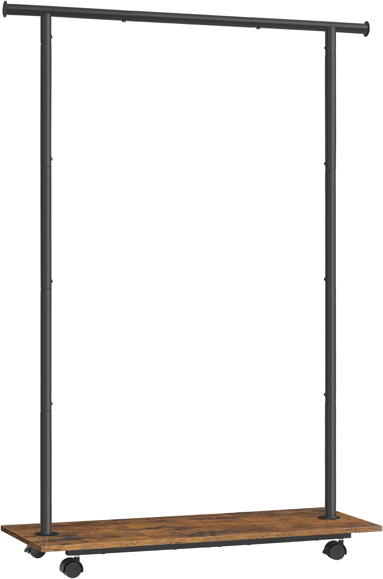 Amazon.com: Cunno 2 Way Rack 62'' Height Industrial Pipe Clothing Rack ...