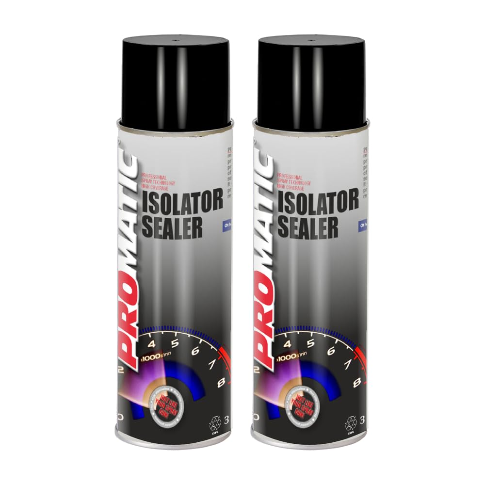 PROTOUCH 2x Promatic Isolator Sealer Spray Aerosol, 500ml, Prevents ...