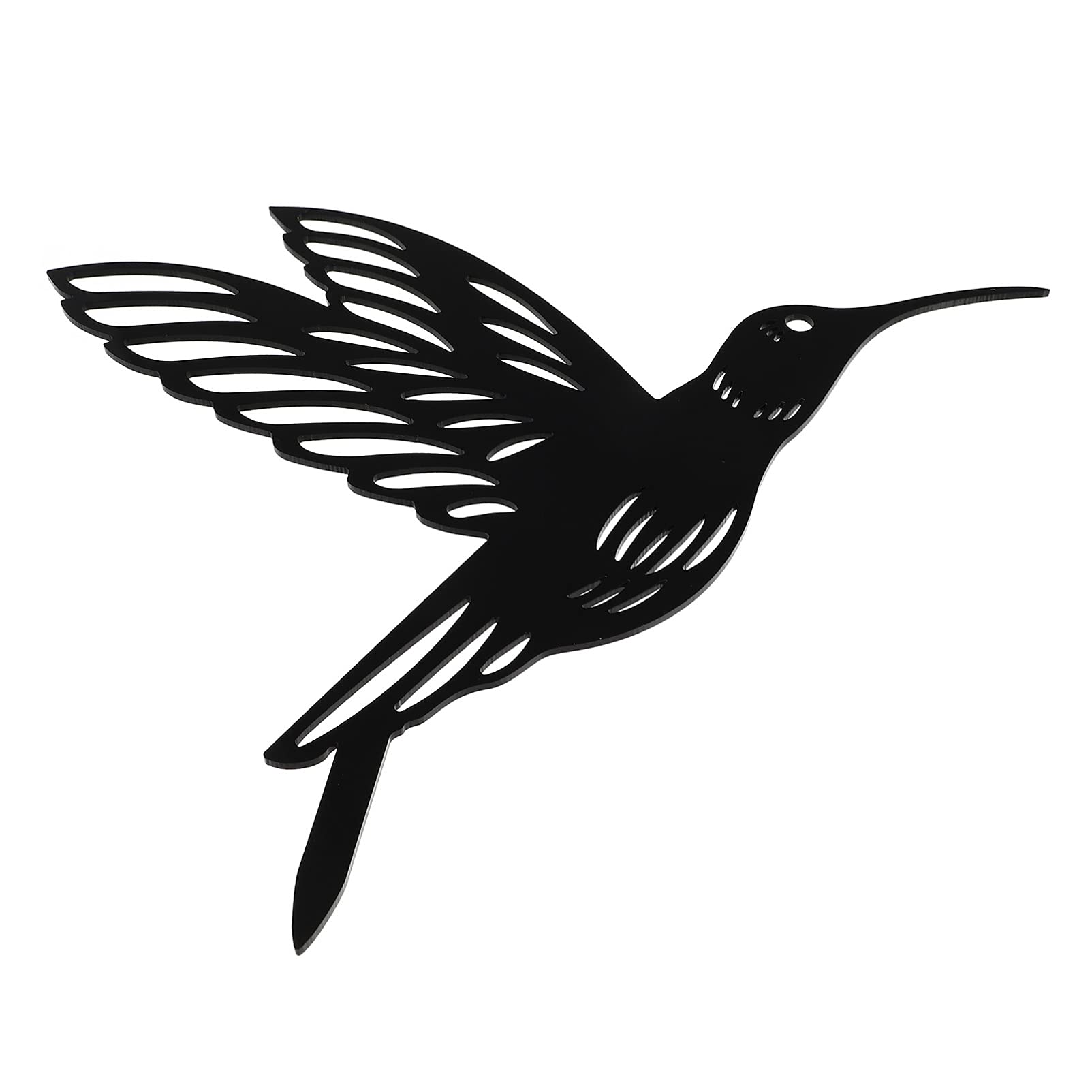Hummingbird Flower Silhouette