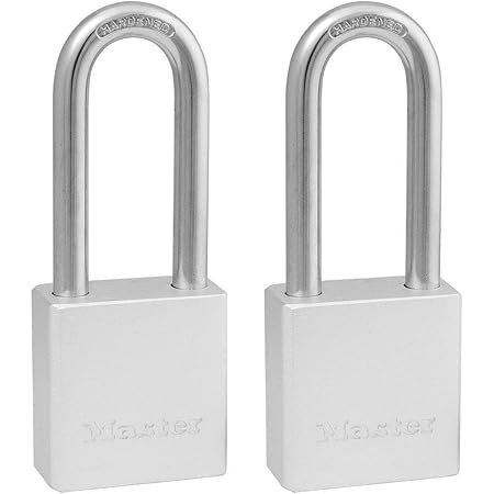 Amazon.com: Master Lock Heavy Duty Solid Aluminum Padlock, Key ...