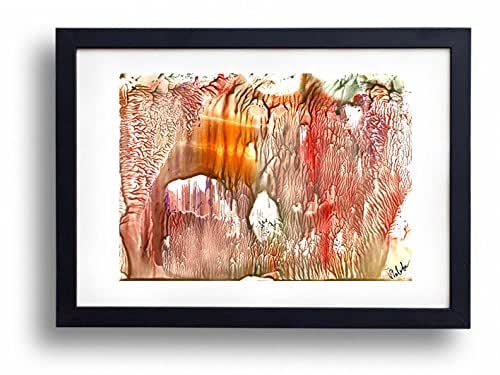 Amazon.com: Abstract Painting/Original Landscape/Acrylic Fine art ...