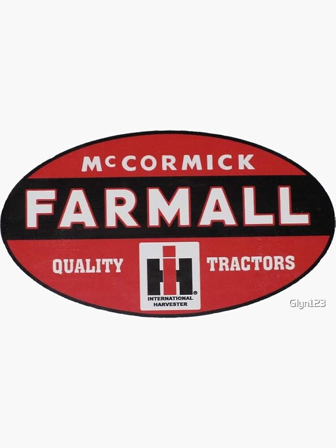 Amazon.com - Farmall Tractors Sign - Sticker Graphic - Auto, Wall ...