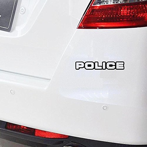 ARWY car stickers exterior Police Logo Car Hood,Bumper,Car Sticker ...