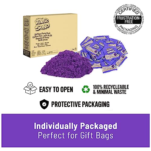 Snapklik.com : Kinetic Sand, 26-Piece Purple Play Sand Party Pack