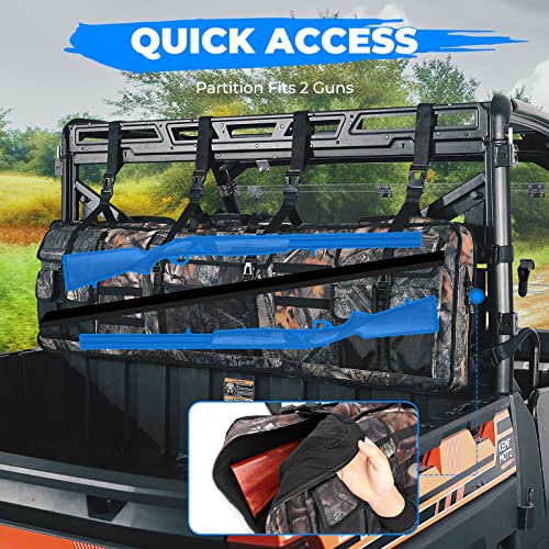 Snapklik.com : KEMIMOTO Double UTV Gun Bag Rack, Soft Gun Carrier Rifle ...