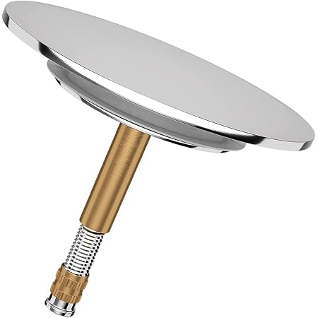 Navaris Bouchon de Baignoire Universel - Bouchon d'évacuation Ø 72 mm ...