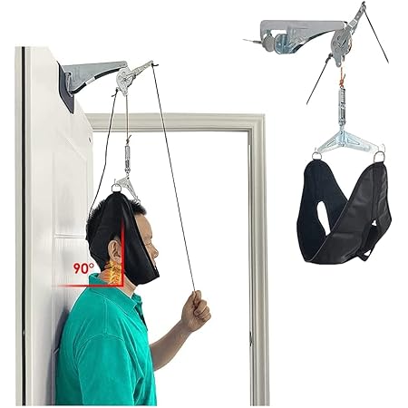 Amazon.com: Vinmax Over The Door Cervical Traction Set for Neck ...