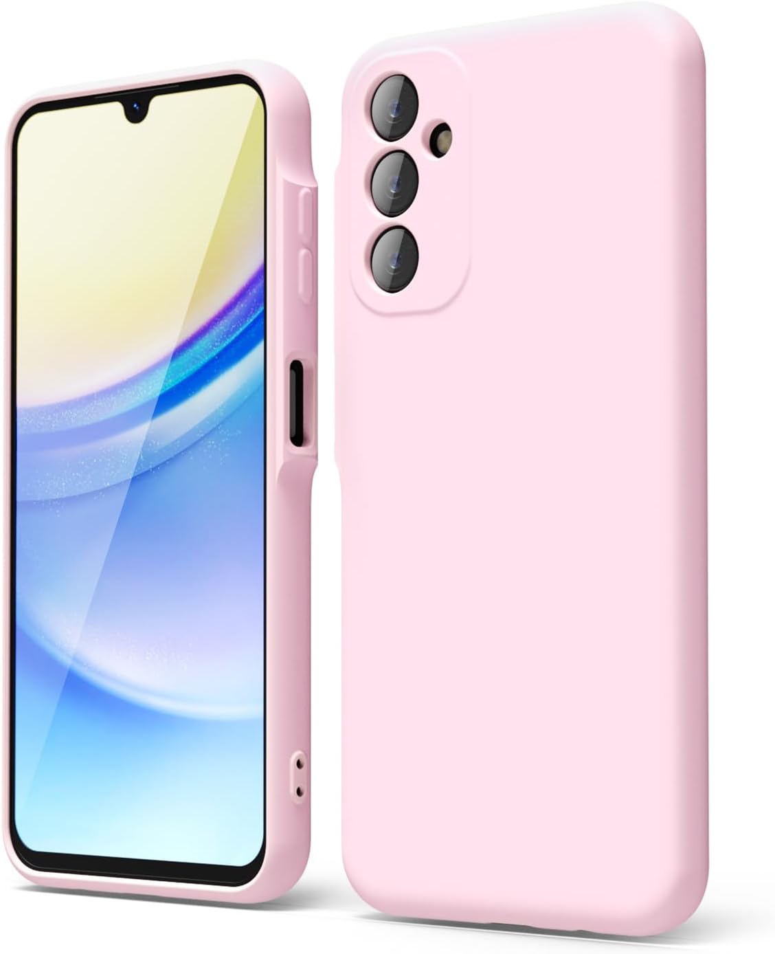 Amazon.com: oakxco for Samsung Galaxy A15 5G Case Liquid Silicone, Soft Rubber Gel Elegant Thin ...