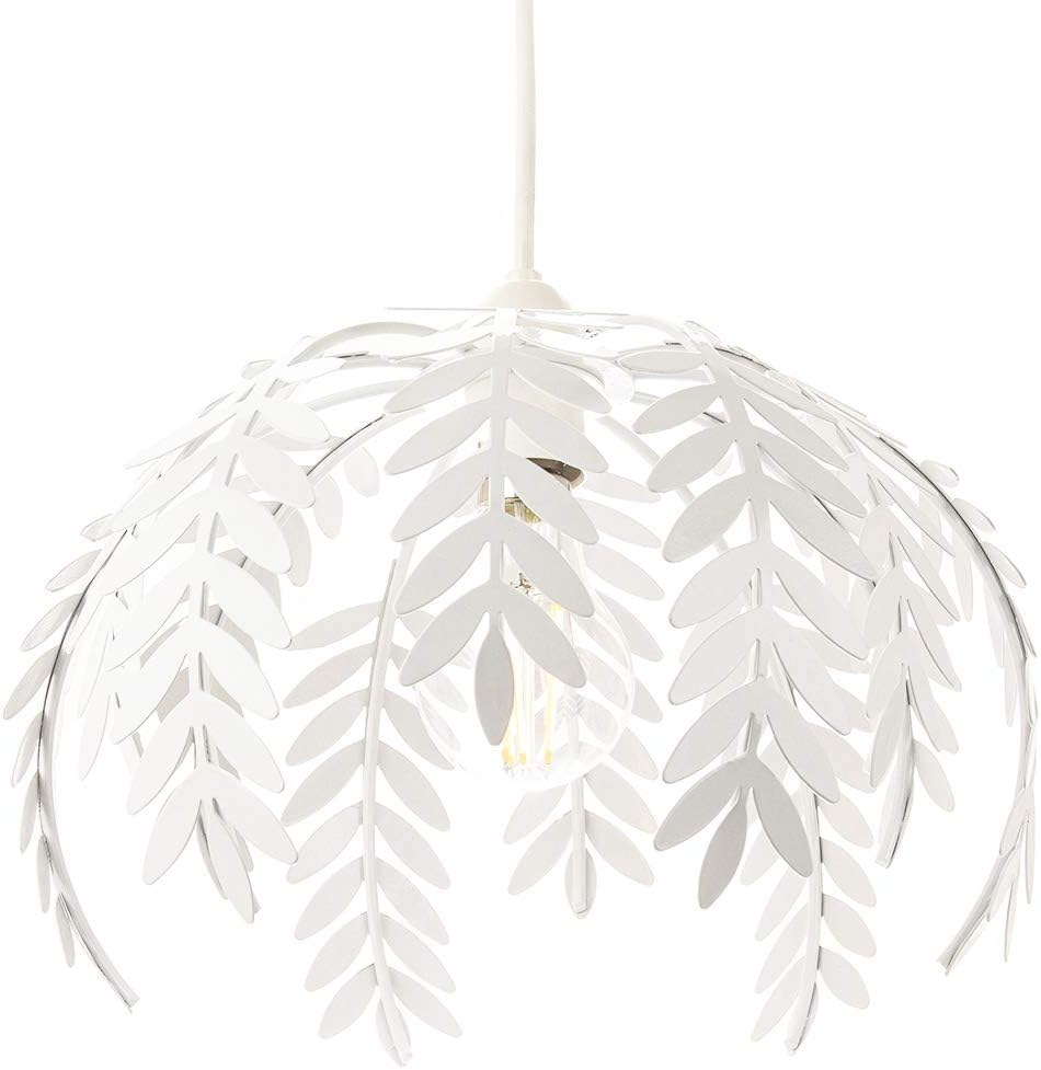 Traditional Fern Leaf Designed Easy Fit Ceiling Pendant Light Shade in ...