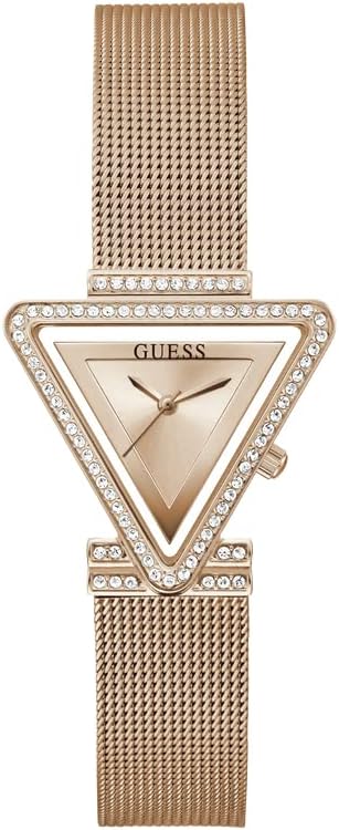 Amazon.com: GUESS Ladies 34mm Watch - Rose Gold Tone Strap Rose Gold ...