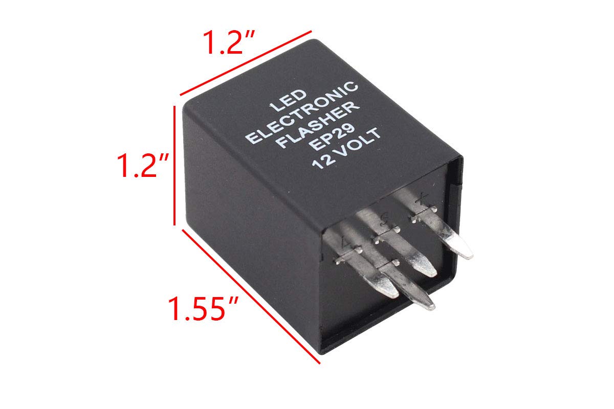 Snapklik.com : LED Electronic Flasher EP29 EP29N 12 Volt 4Pin Relay ...