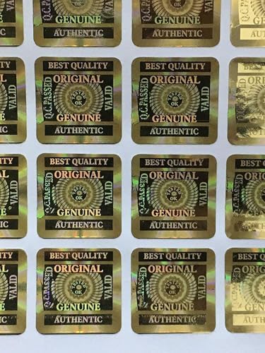 MK India (1000) PCS Holograms Stickers and Labels(14 Mm * 14 Mm OK ...