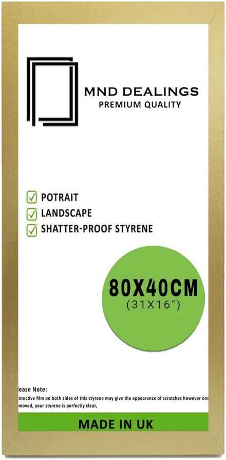 AMC MART 40cm x 80cm poster frame (37x77cm display size)-Picture frame ...