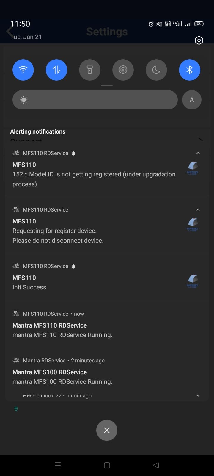 Mantra MFS 110 L1 Biometric Single Fingerprint Scanner, Aadhaar ...
