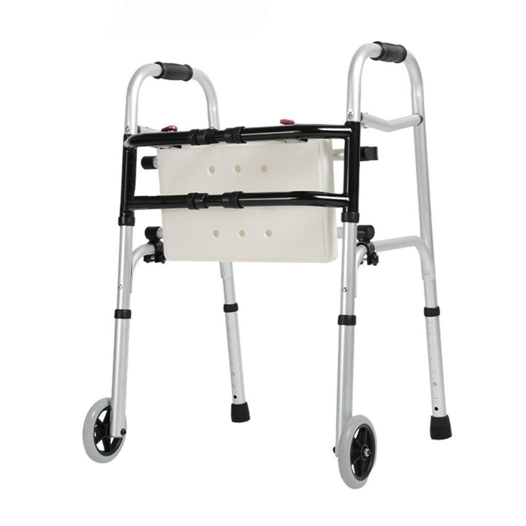 Buy Zimmer Frame, Folding Walker With Seat for Seniors - Portable ...
