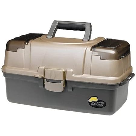 Amazon.com : Plano 1349-00 Two Level Magnum 3449 Tackle Box, sandstone ...