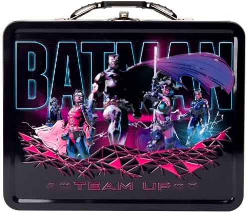 Amazon.com: Batman Neon Outrun Tin Lunchbox: Home & Kitchen
