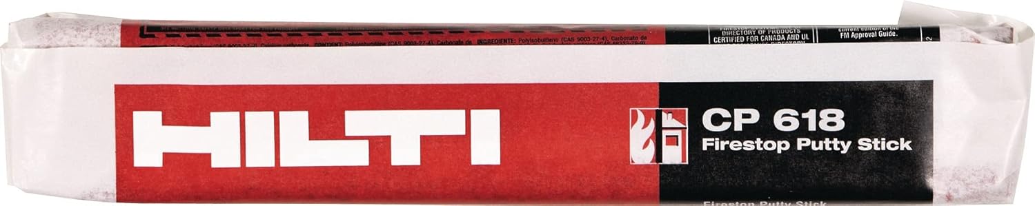 Amazon.com: Hilti CP 618 Firestop Fire barrier Putty Stick 1 lb 314721 ...