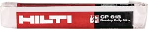 Amazon.com: Hilti CP 618 Firestop Fire barrier Putty Stick 1 lb 314721 ...