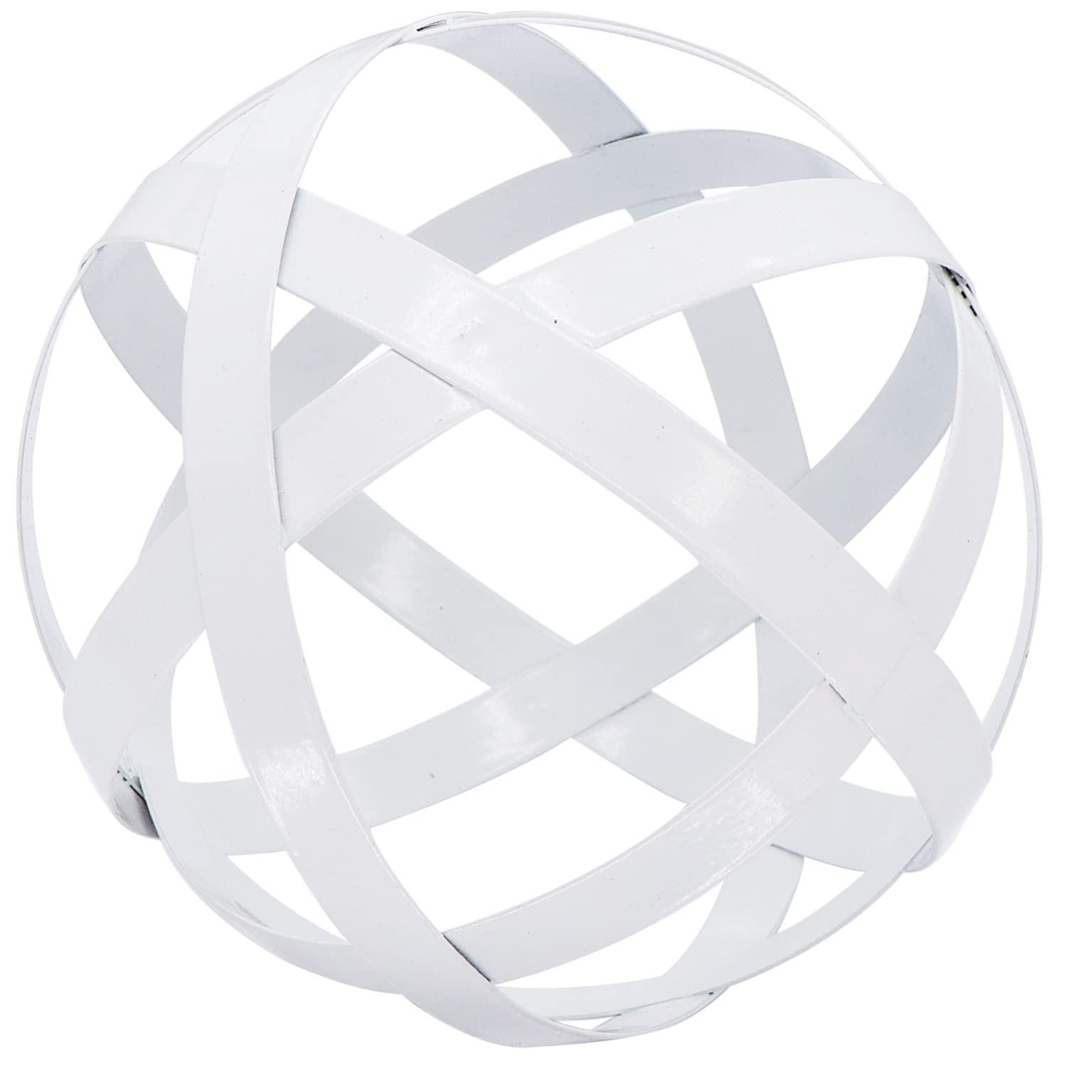 Amazon.com: Decorative Sphere Metal Band Ball Orbs Decorative Balls ...