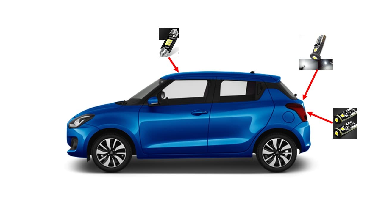 LEDXIUM - Led Premium de Interiores para Suzuki Swift años 2018 2019 ...
