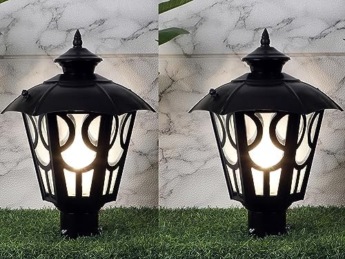 DarkVision Metal and Polycarbonate Gate Light for Home Gate Waterproof ...