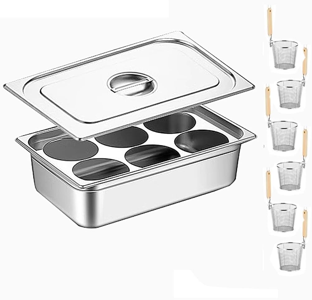 Amazon.com: RSBFER 2/4/6 Holes Stainless Steel Pasta Cooker Set - Fast ...