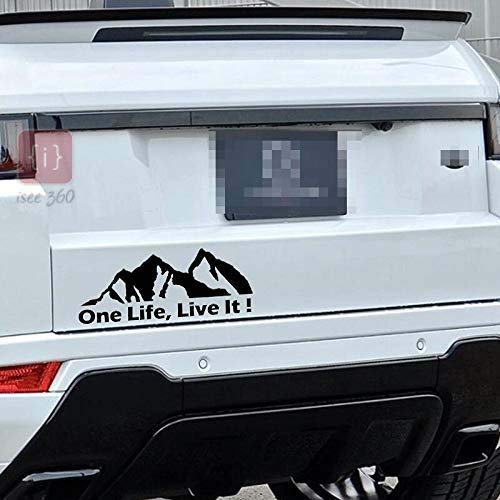 ISEE 360® One Life Live It ! Car Exterior Stickers for Car Bumper Hood ...