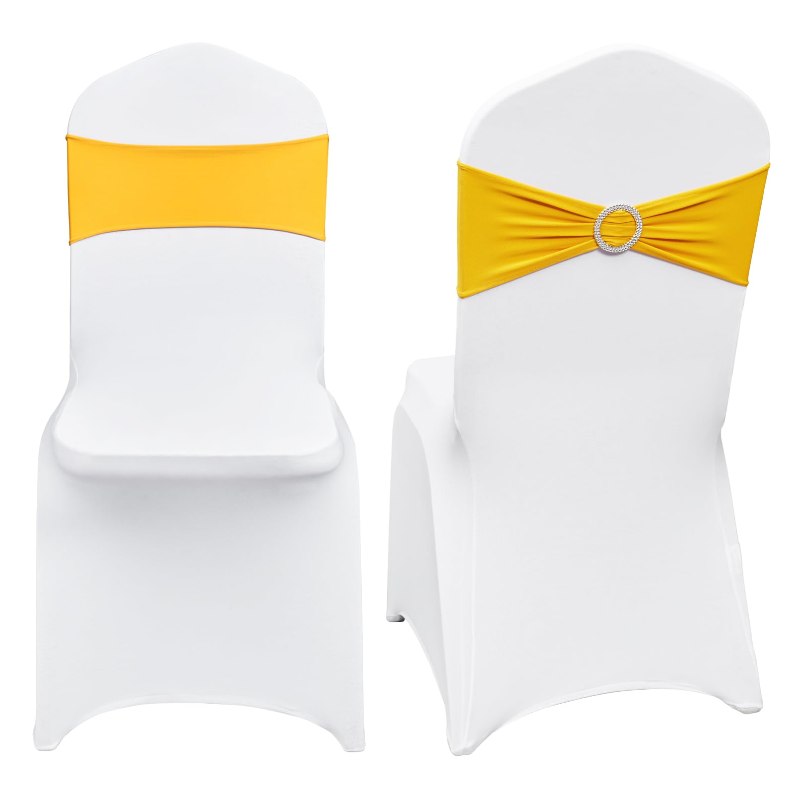 Amazon.com: VEVOR Stretch Spandex Folding Chair Covers, Universal ...