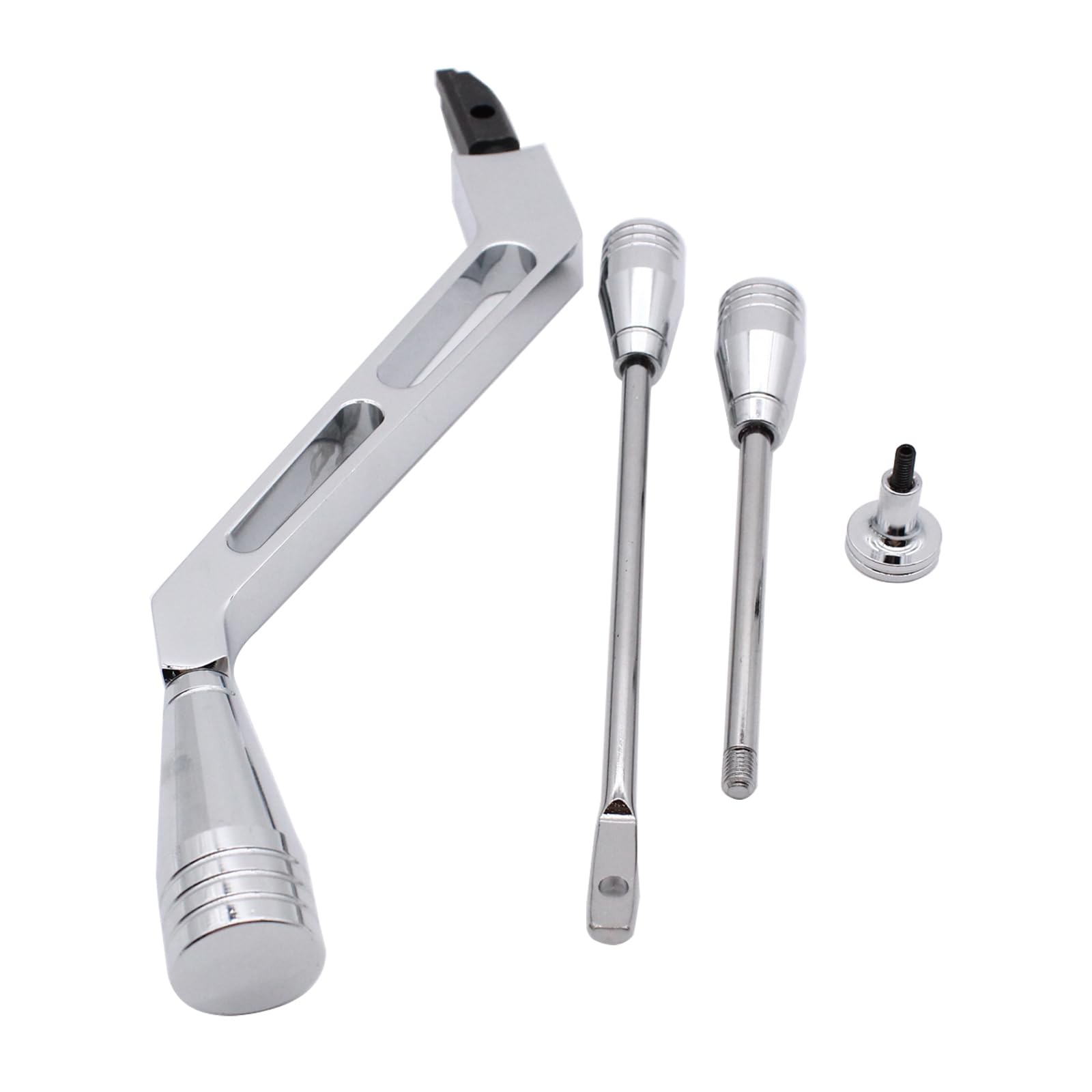 Snapklik.com : GSKMOTOR Polished Billet Aluminum Column Shifter Lever